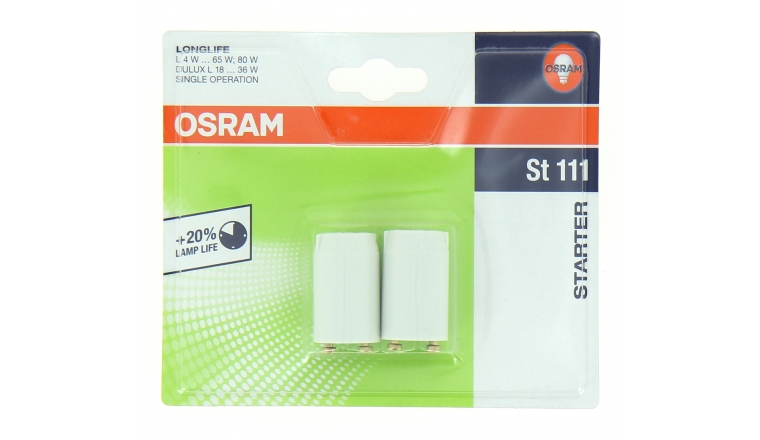 Lot de 2 starters Universel 18 à 36W - Osram